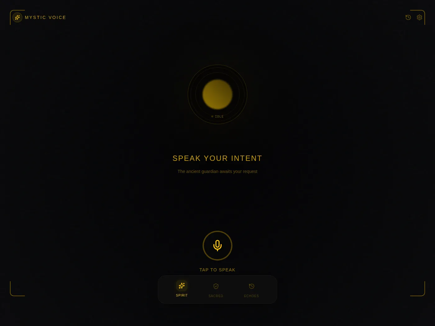 Voice Agent Screen
