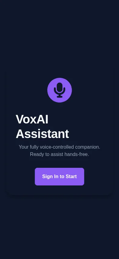 VoxAI Assistant