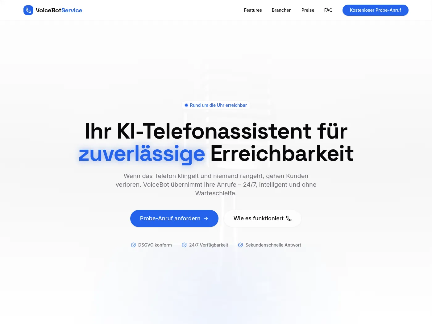 Voice Bot Service