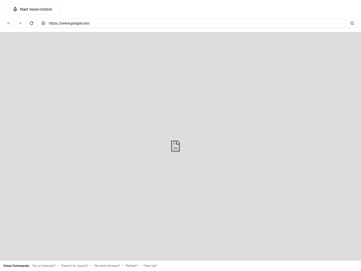 VoiceBrowser Web