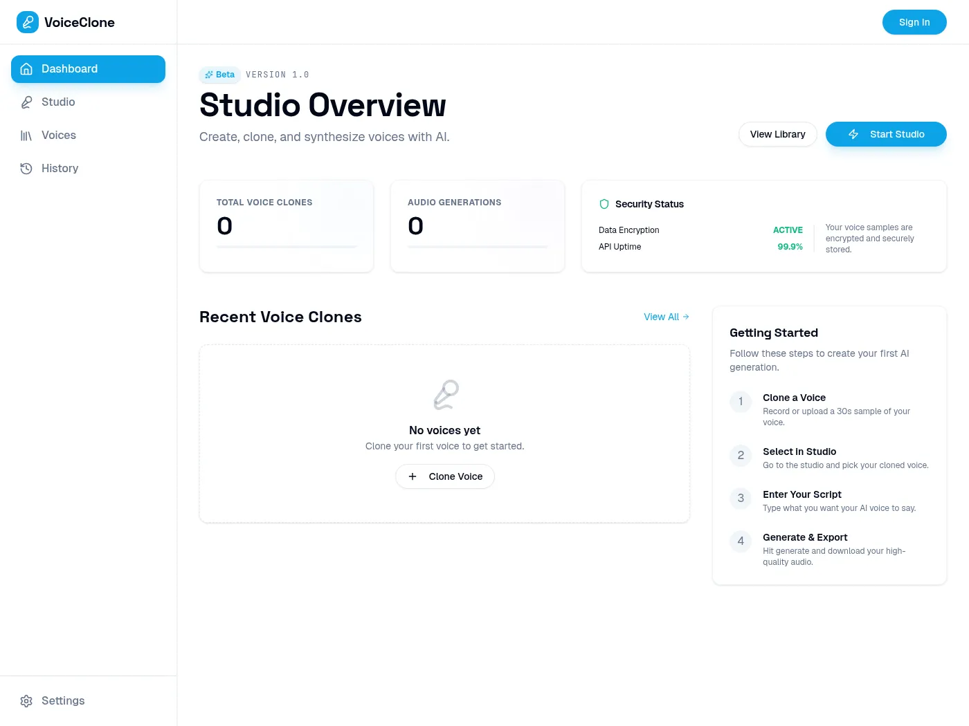VoiceClone Studio