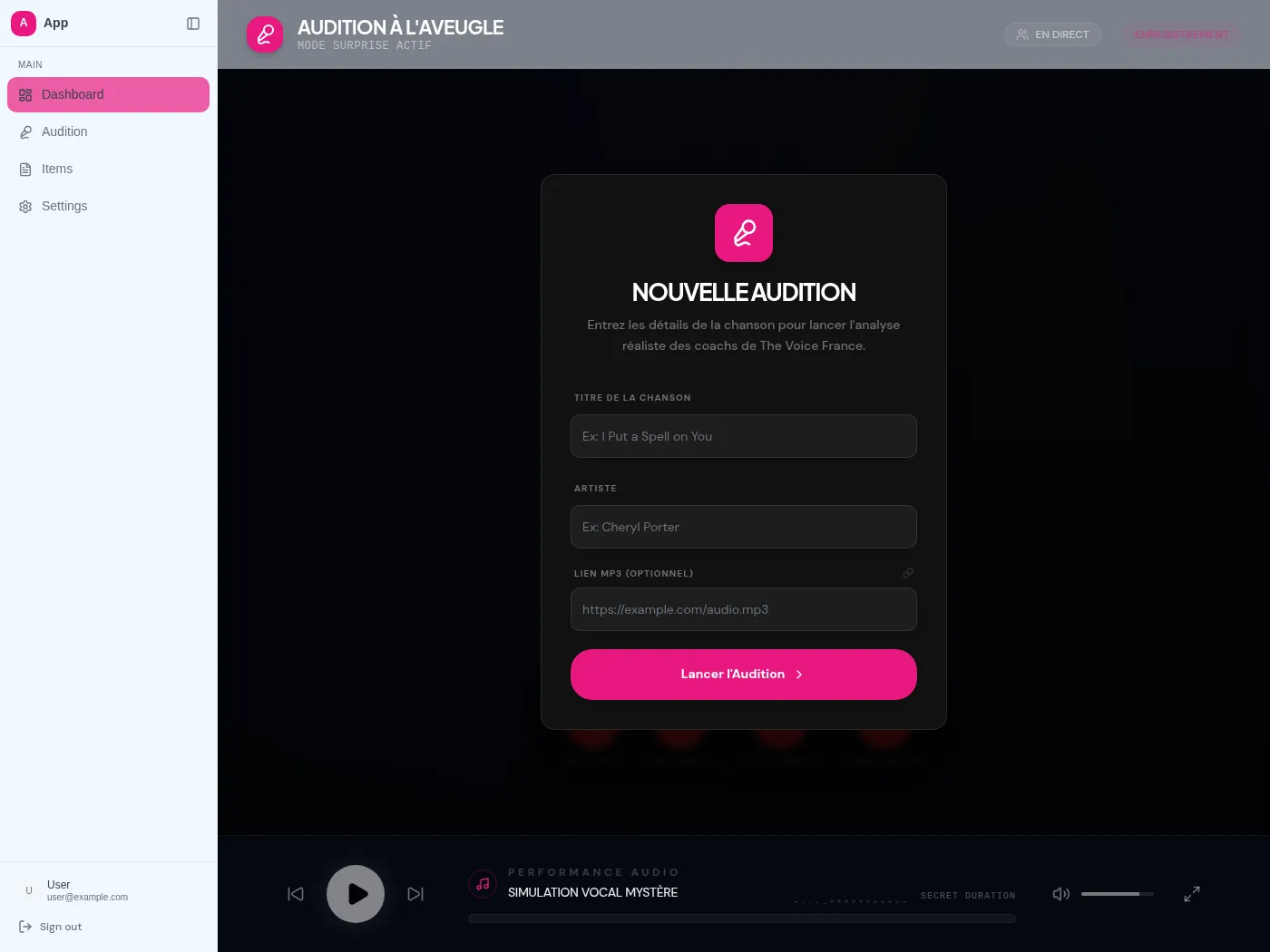 Voice Coach Simulator