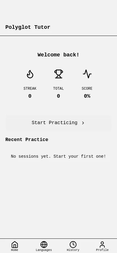 Polyglot Voice Tutor