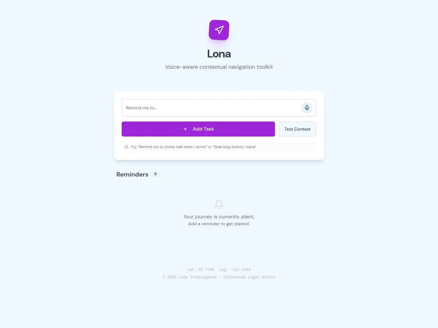 Voice Navigation Toolkit