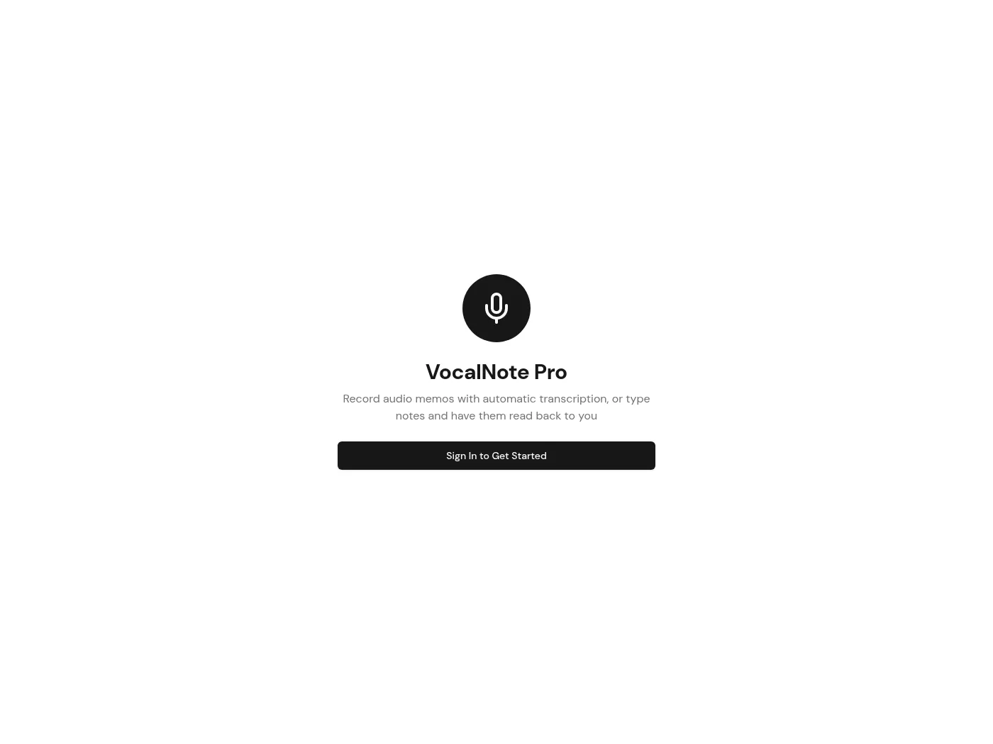VocalNote Pro