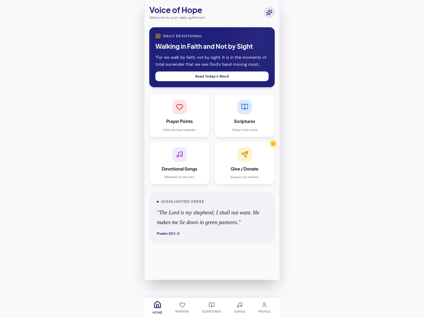 Voice of Hope App