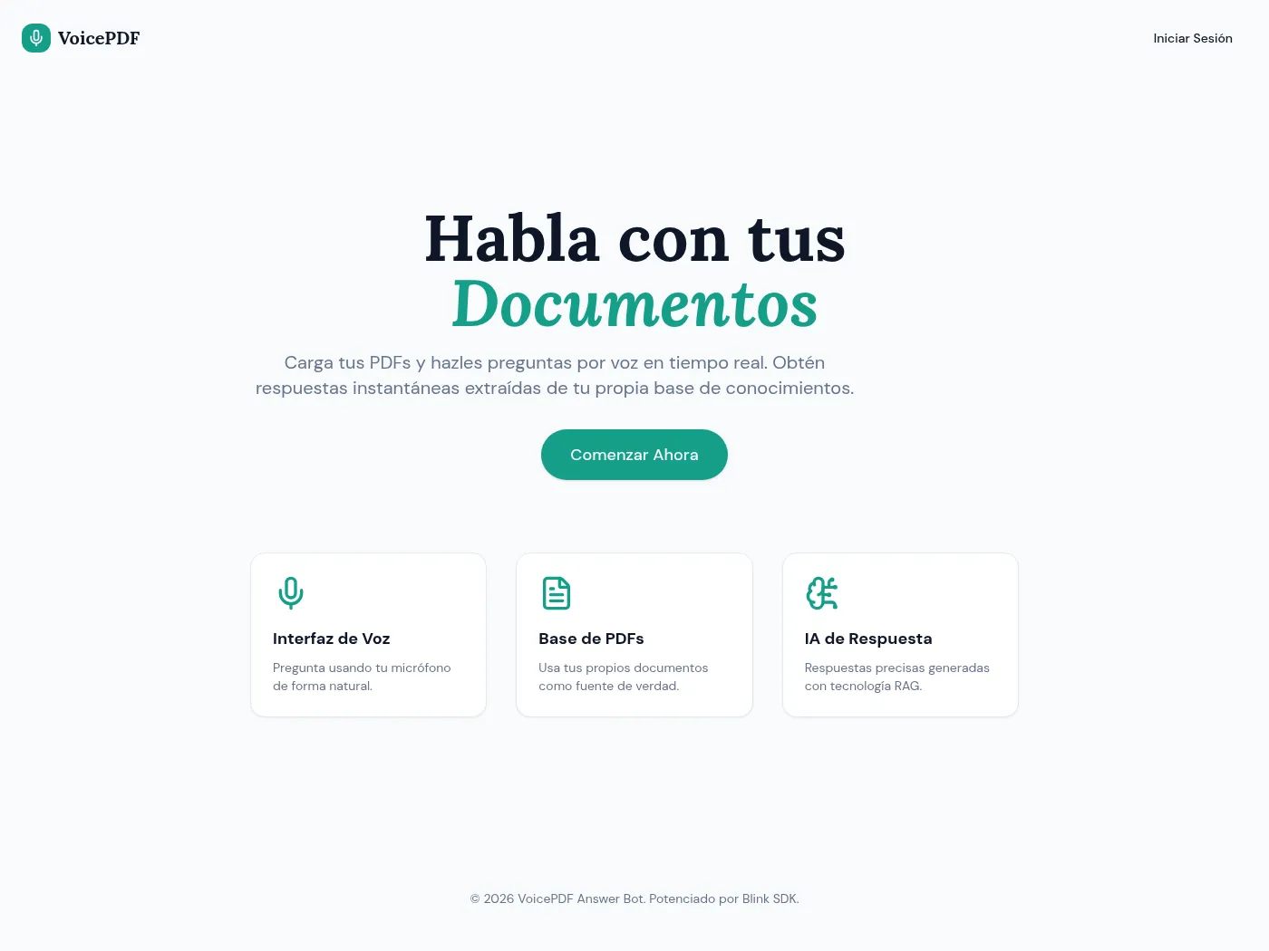 Voice PDF Answer Bot