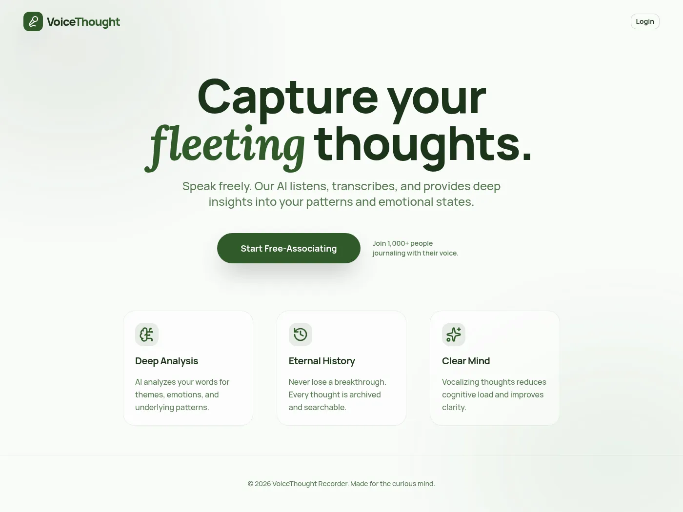 VoiceThought Recorder