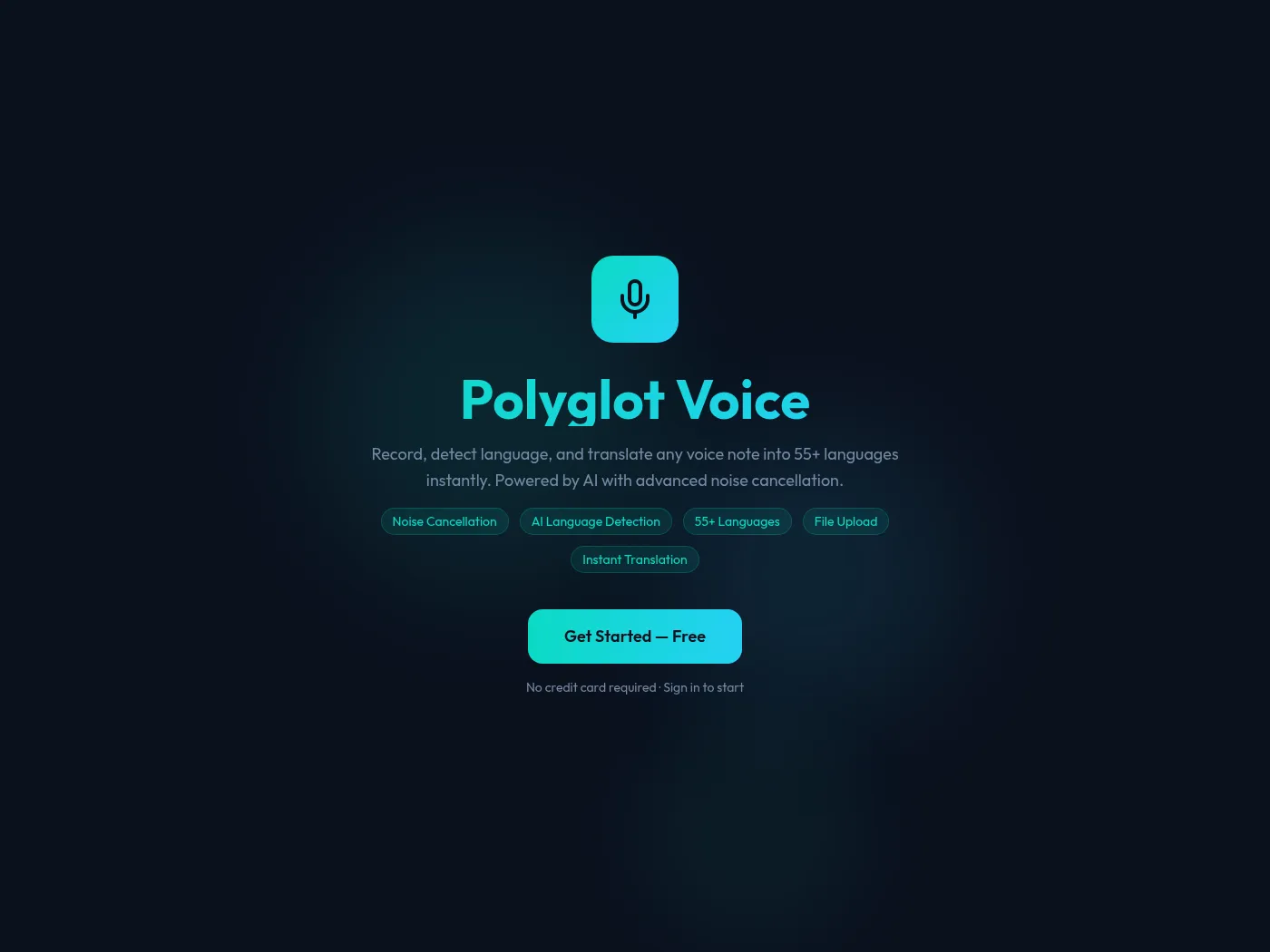 Polyglot Voice Transcriber