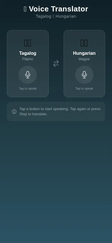 Voice Translator PH-HU