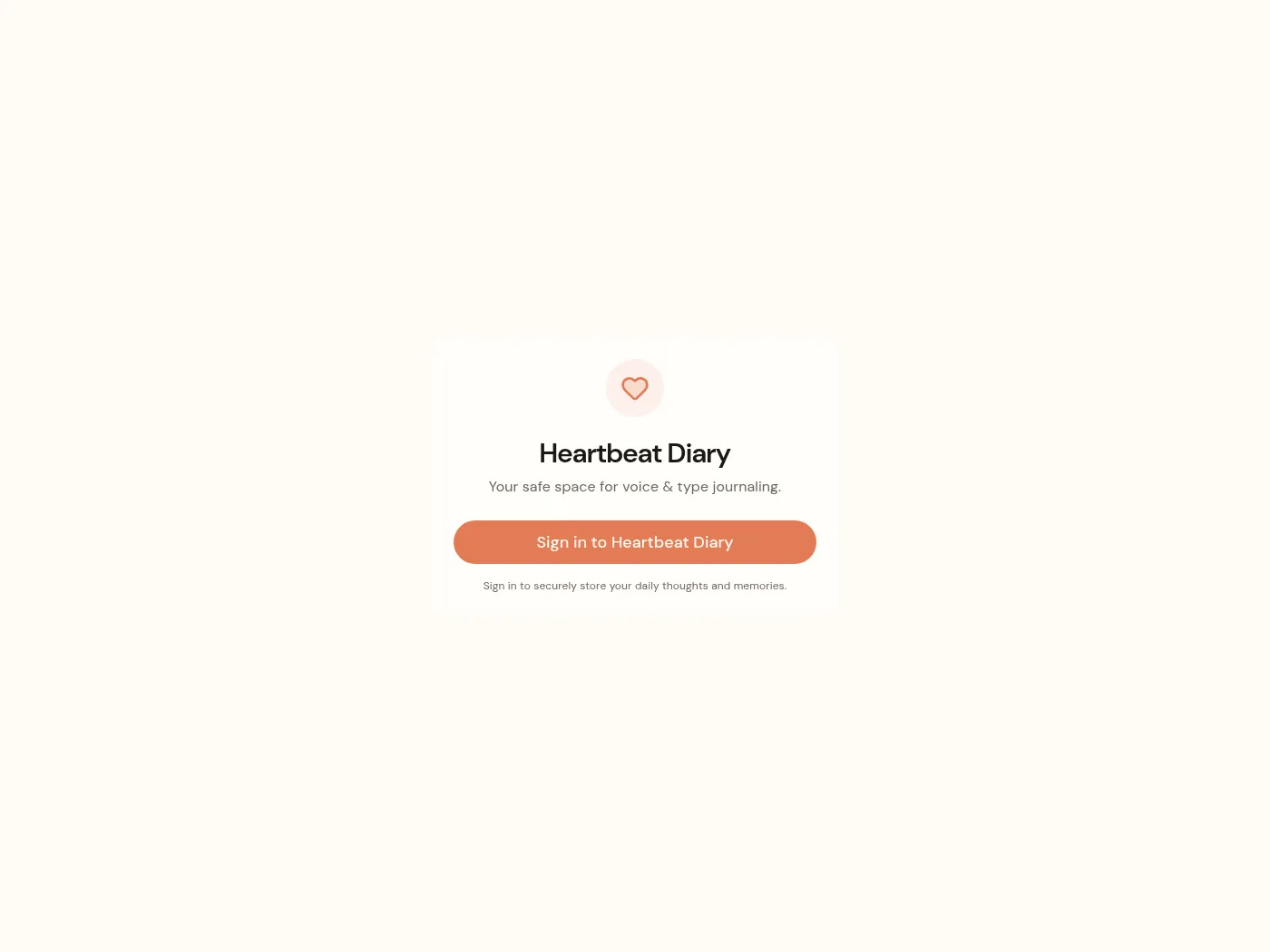 Voice & Type Diary