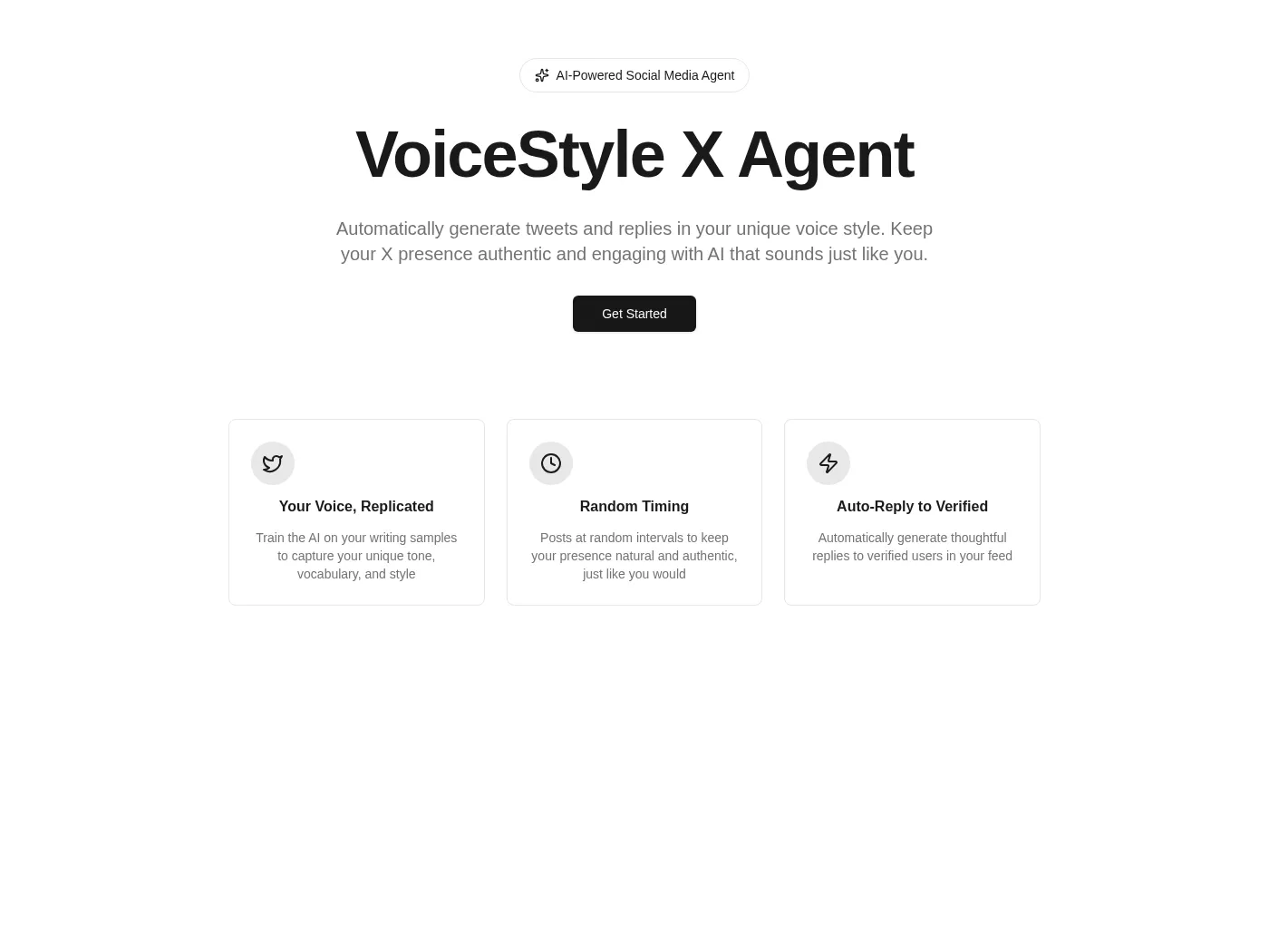 VoiceStyle X Agent