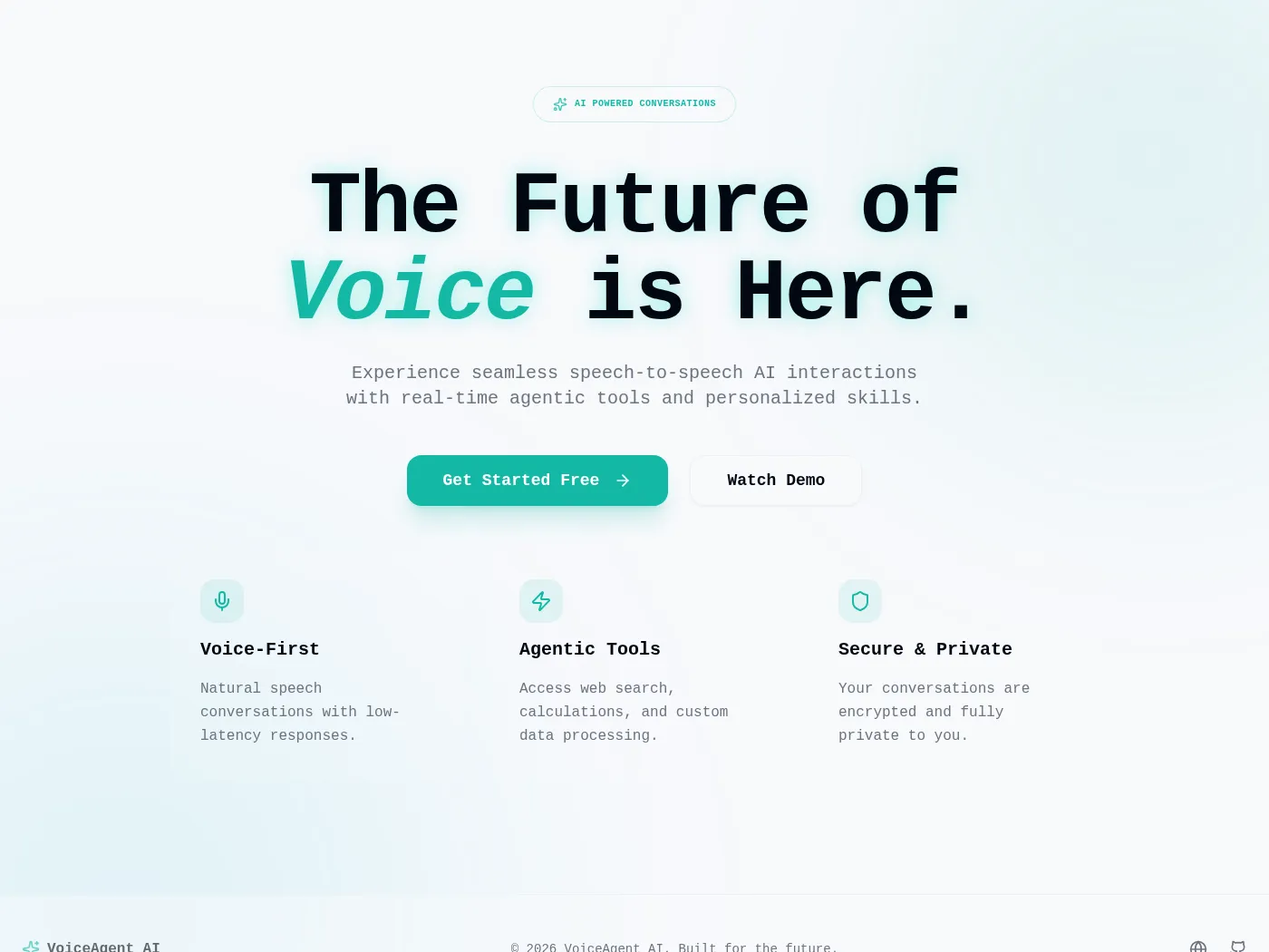 VoiceAgent AI Chat