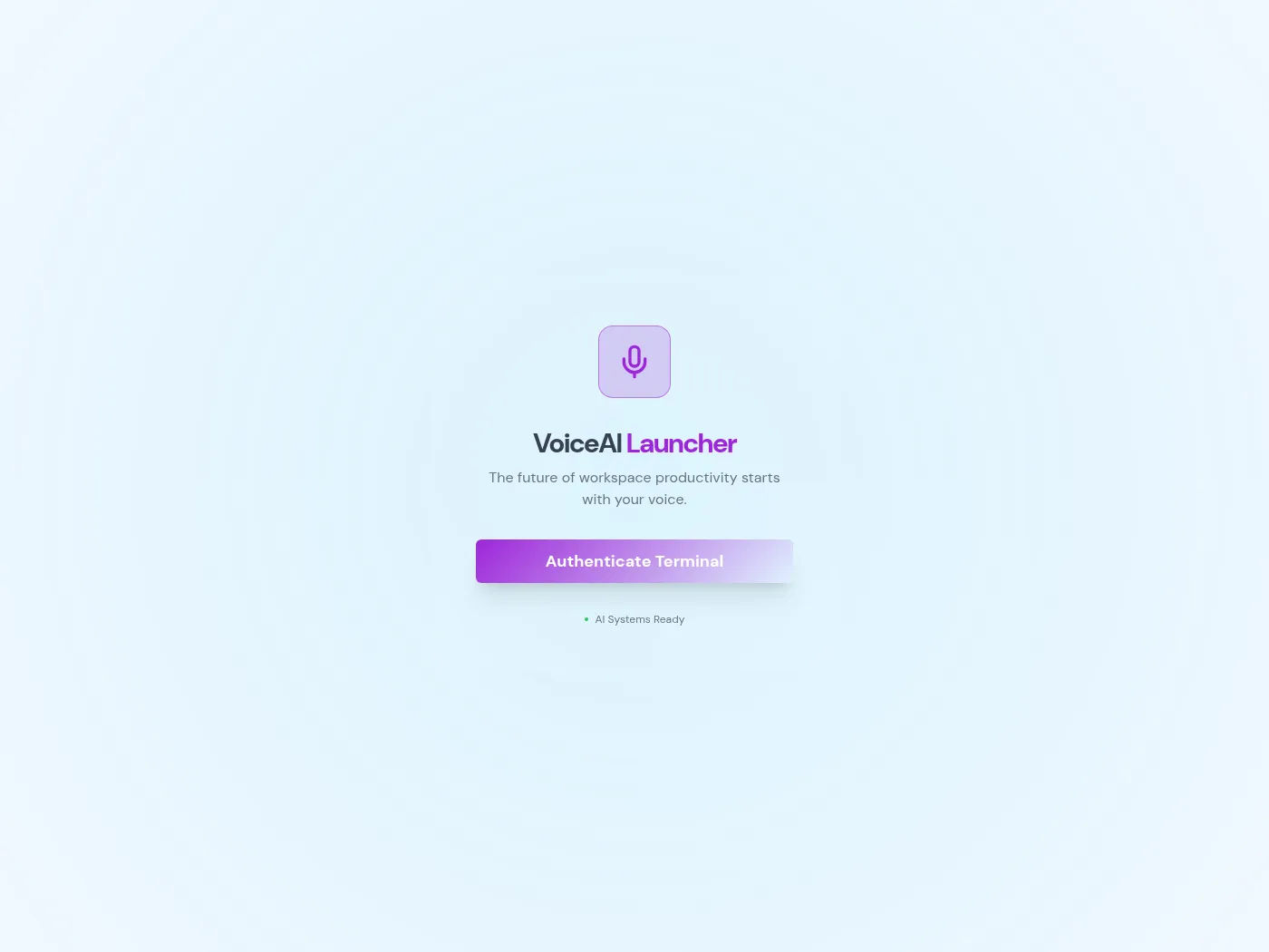 VoiceAI App Launcher