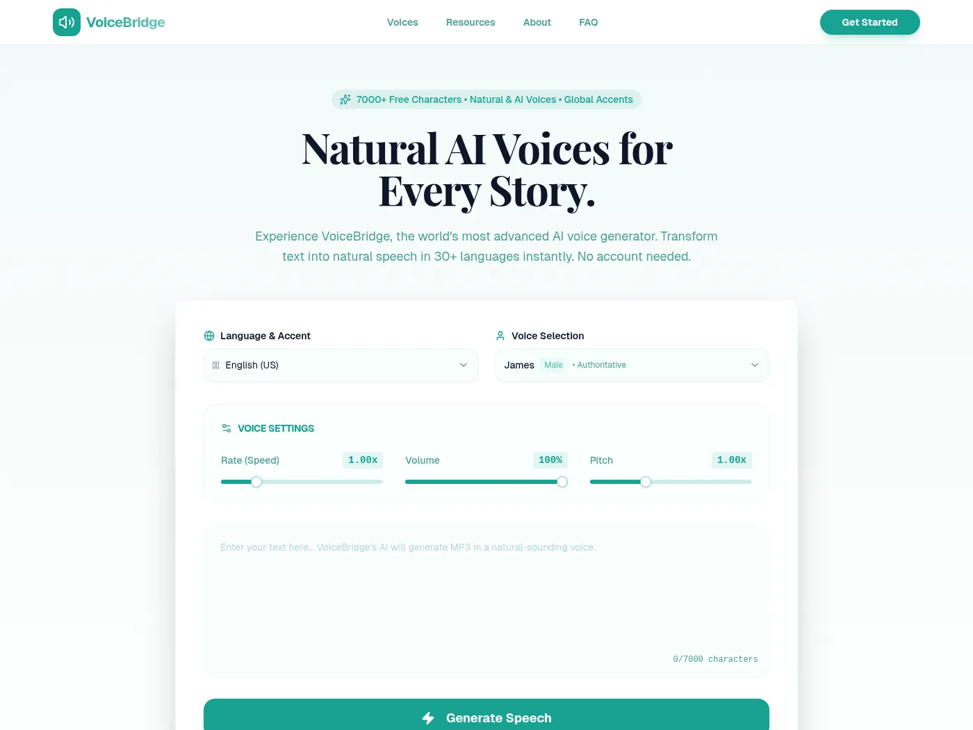 VoiceBridge Site
