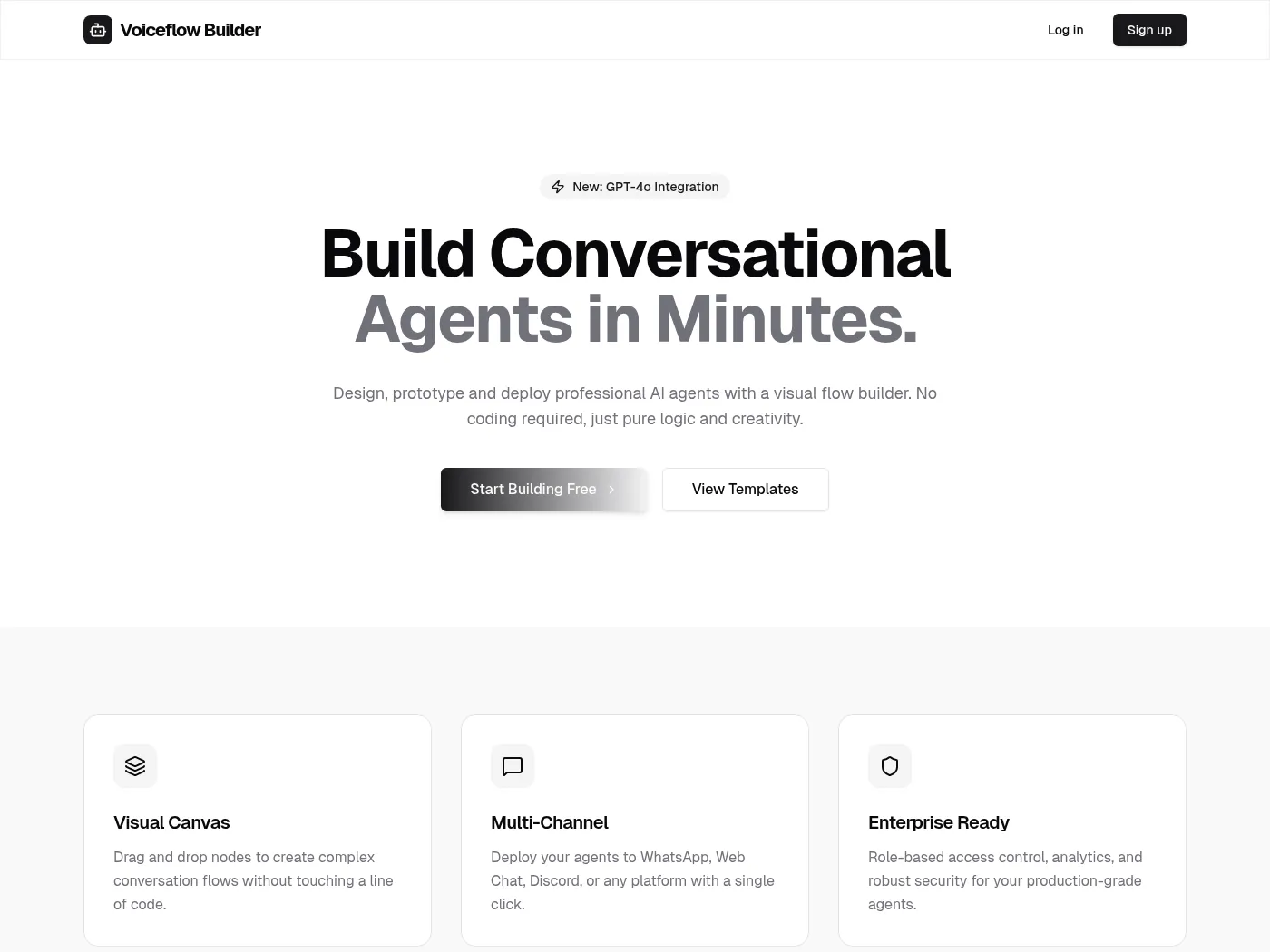 Voiceflow Agent Builder