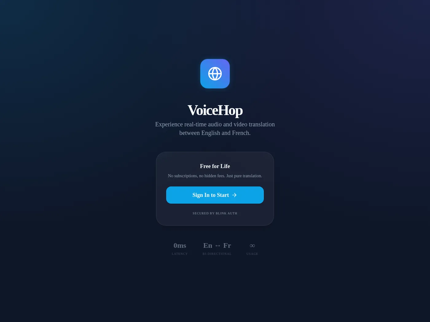 VoiceHop Translator Extension