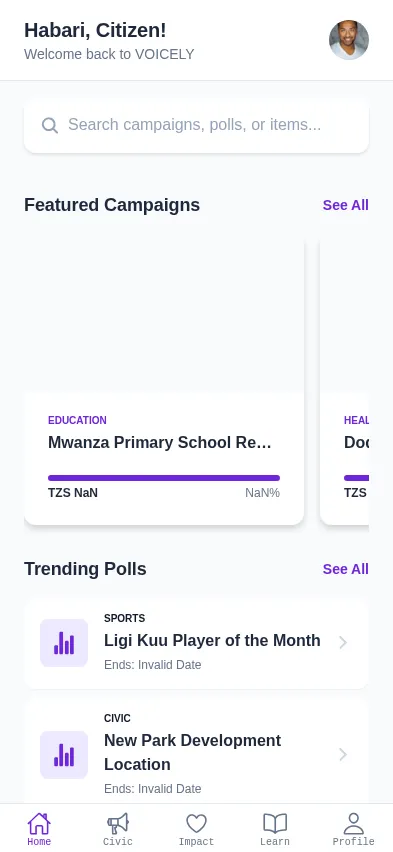 VOICELY Civic Super App
