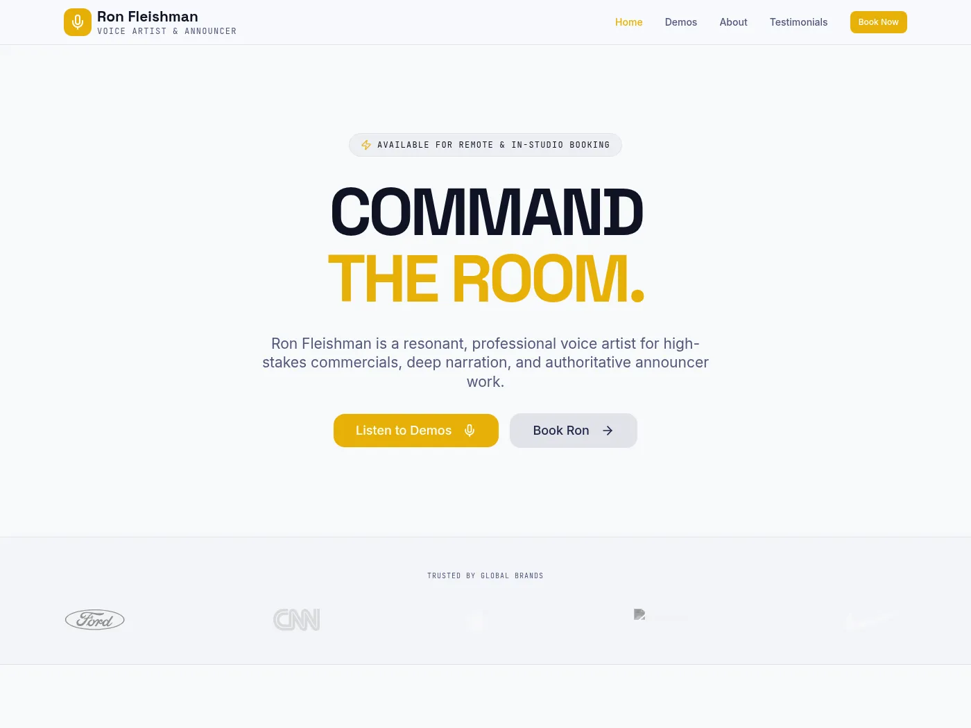 Ron Fleishman VoiceOver Site