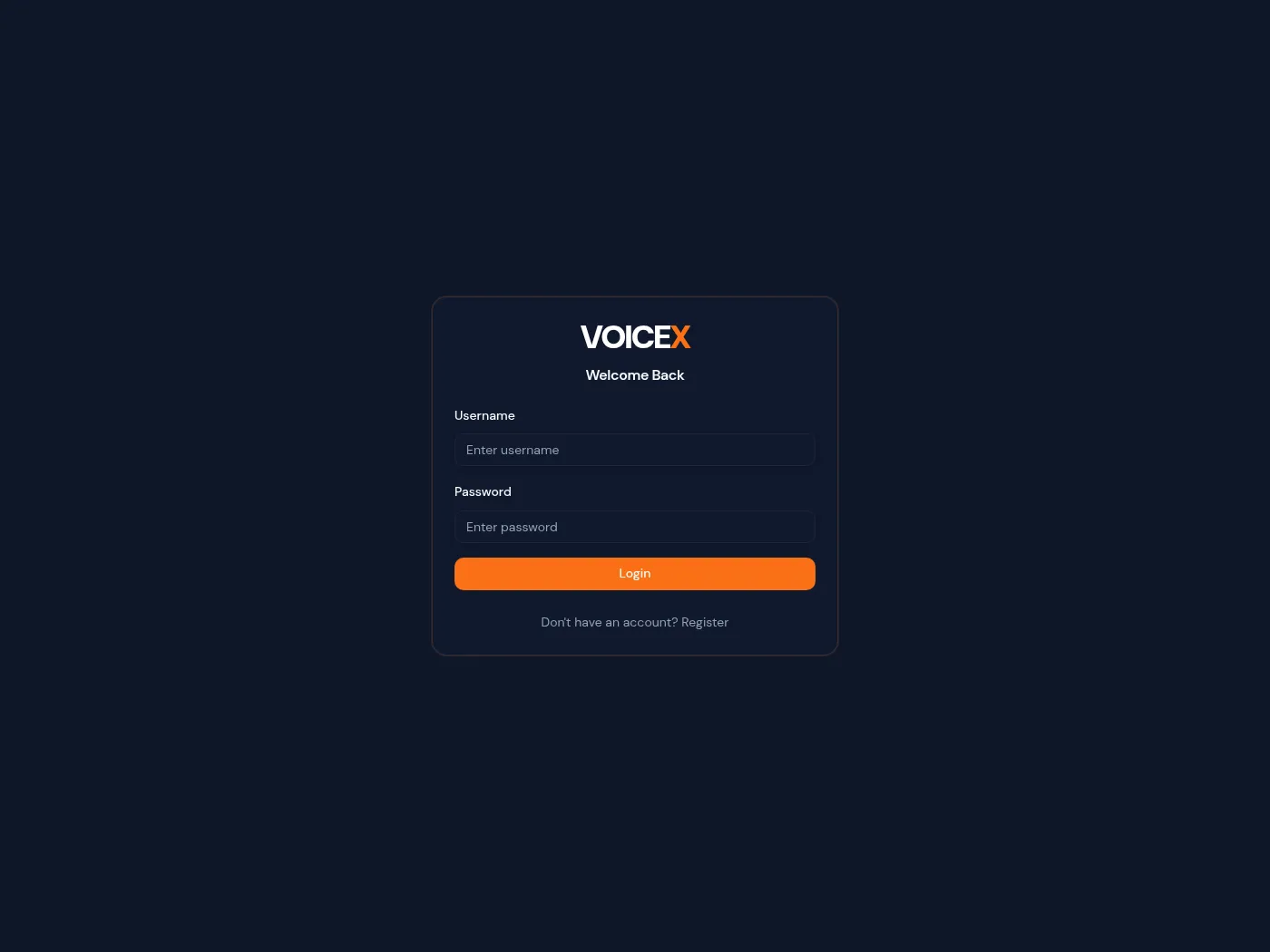 VoiceX Simple Voice Chat