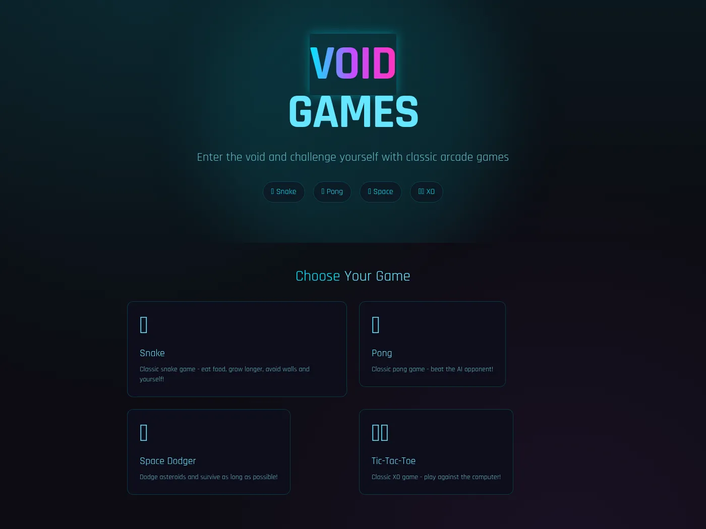 Void Games Clone