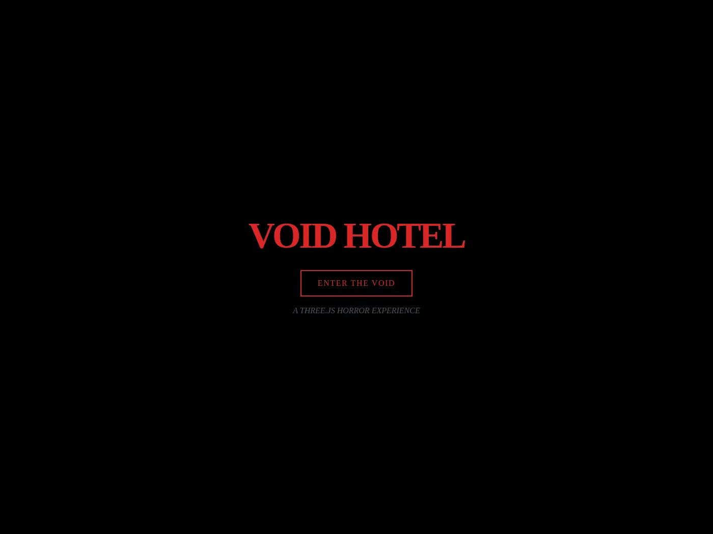 VOID HOTEL: 3D Horror Game