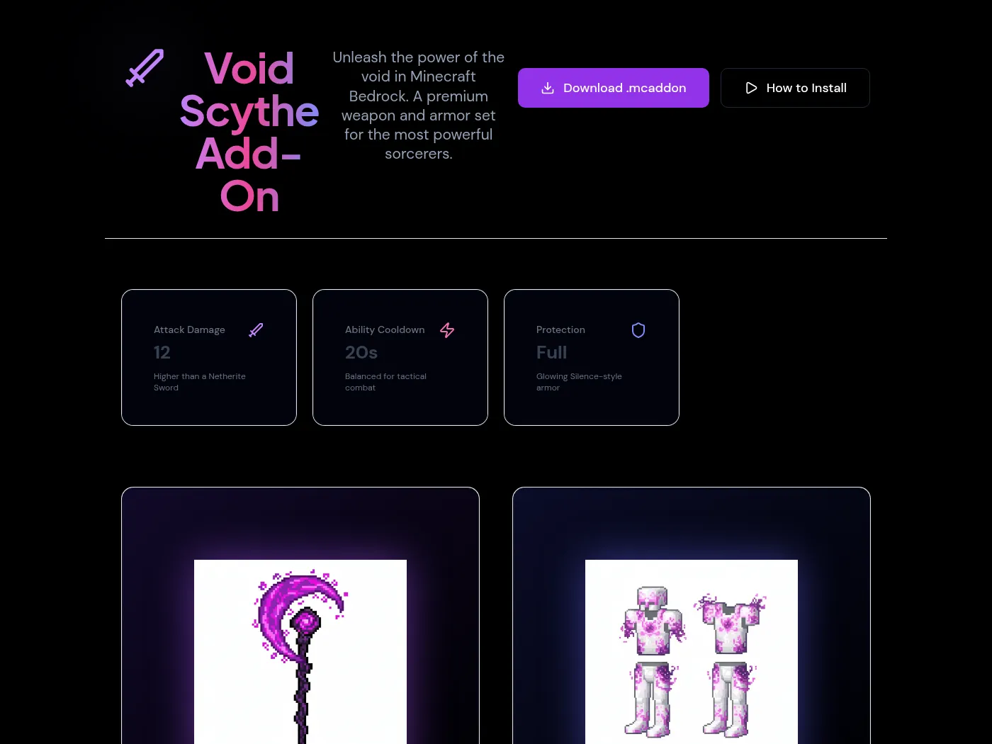 Void Scythe Add-On