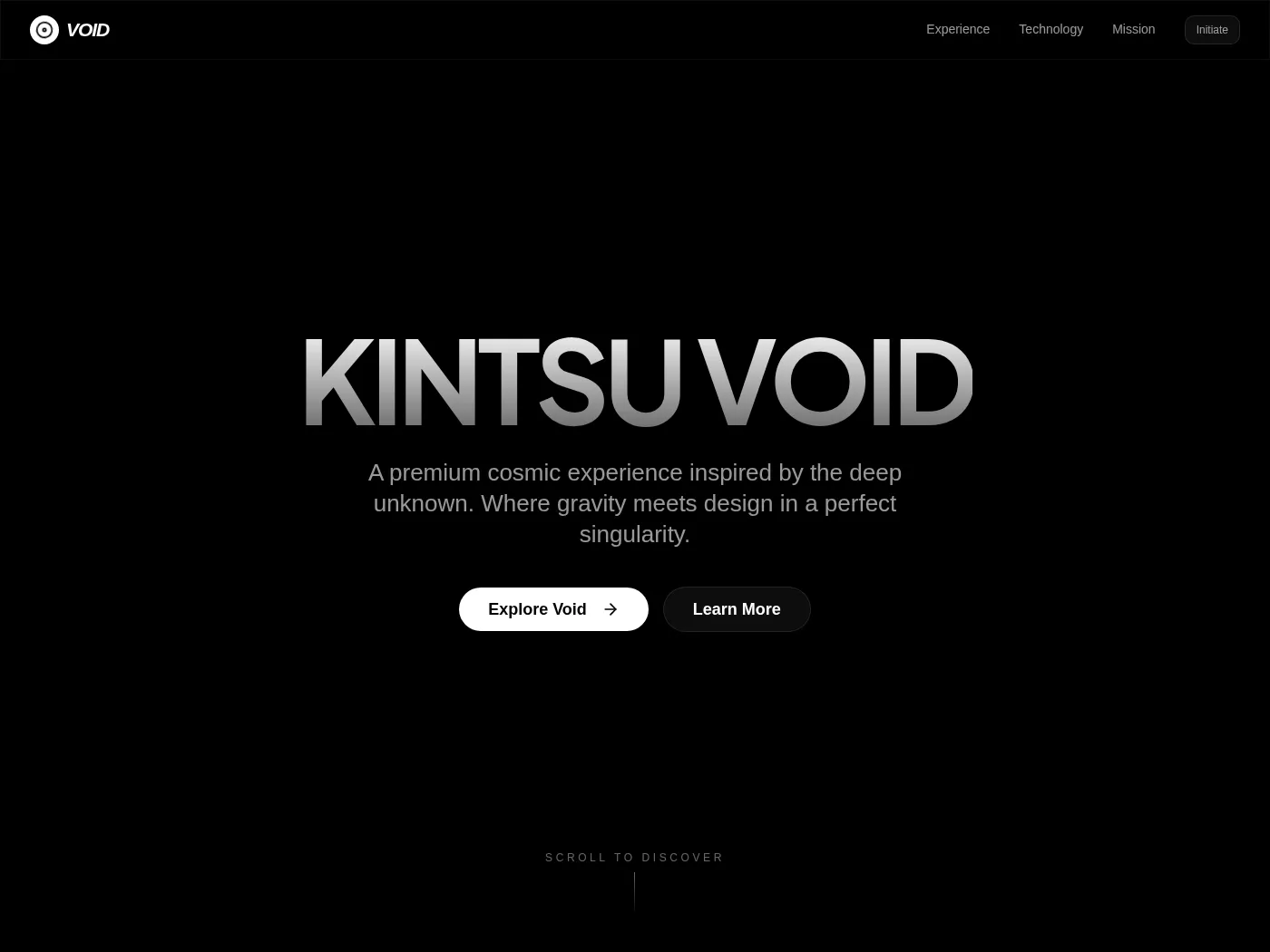 Void Web Experience