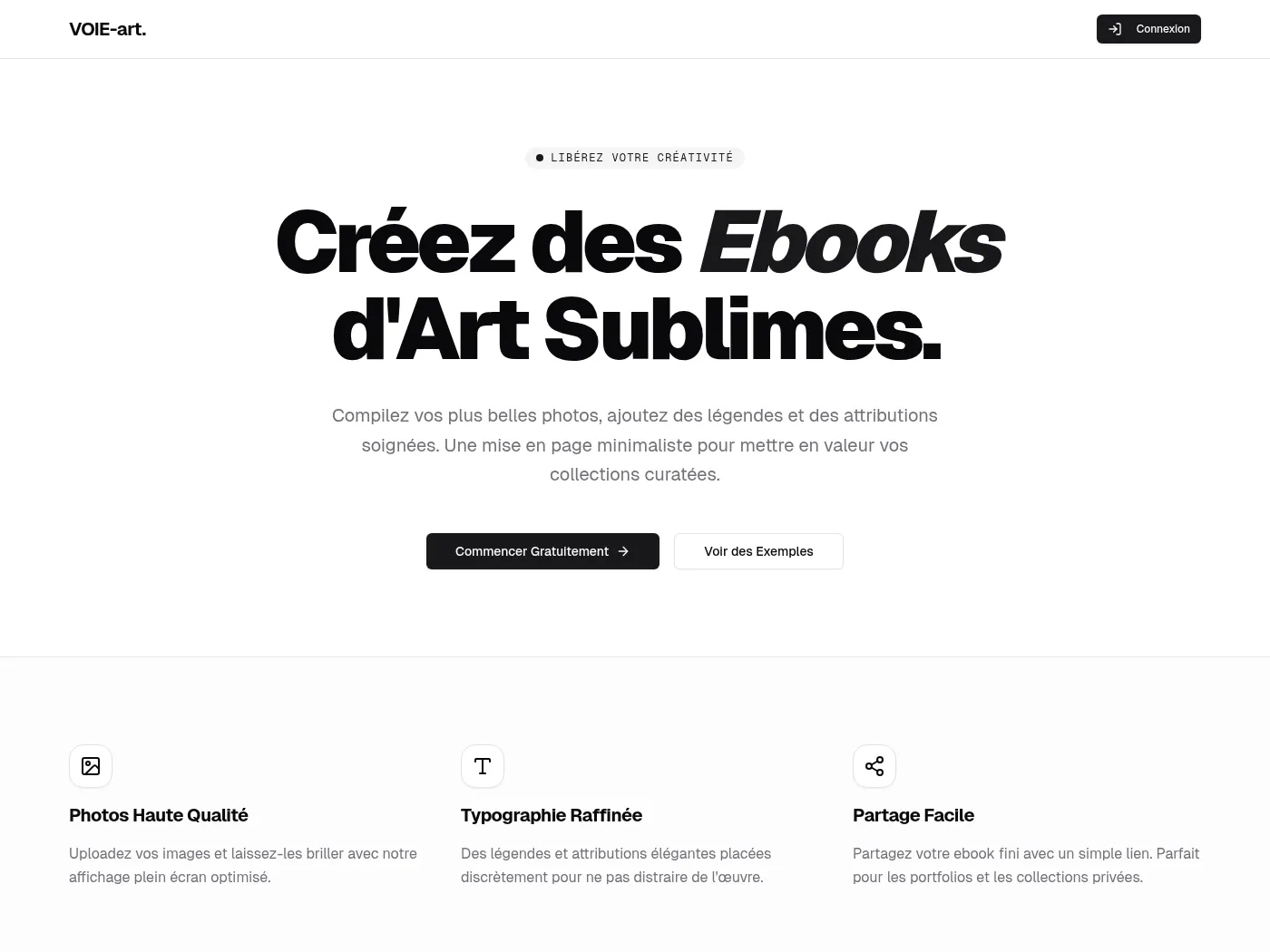 VOIE-art Ebook Creator