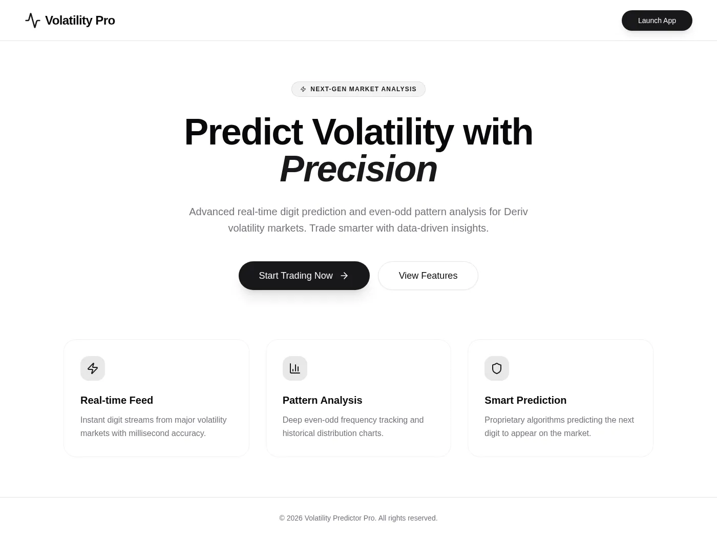 Volatility Predictor Pro