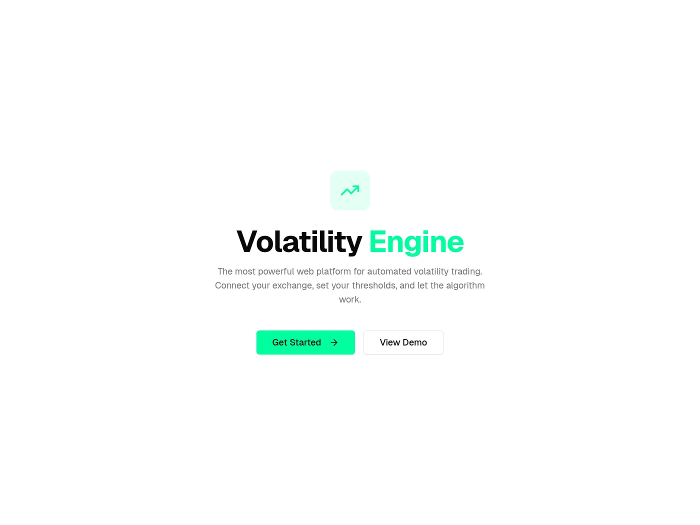 Volatility Trading Dashboard
