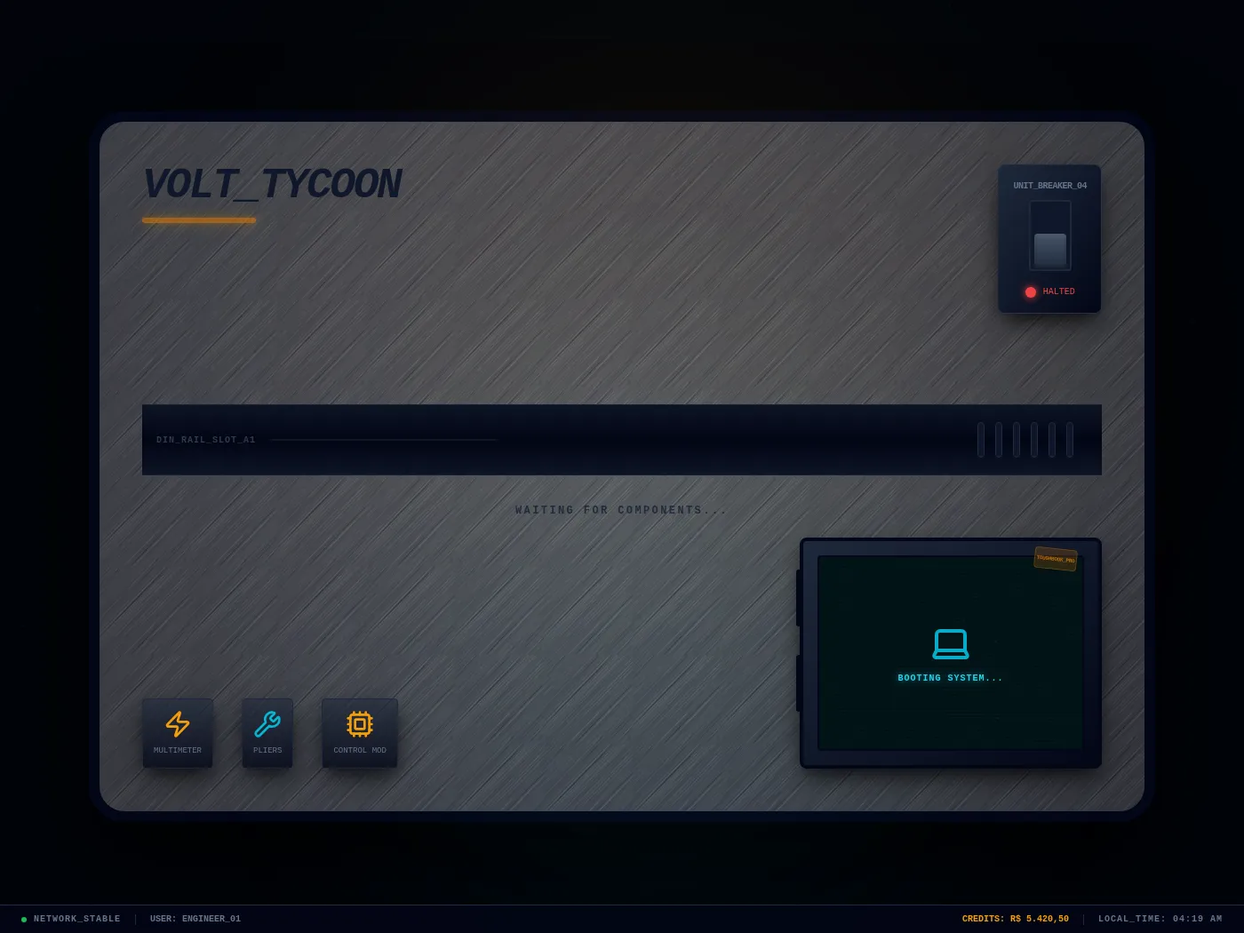 Volt Tycoon UI Prototype
