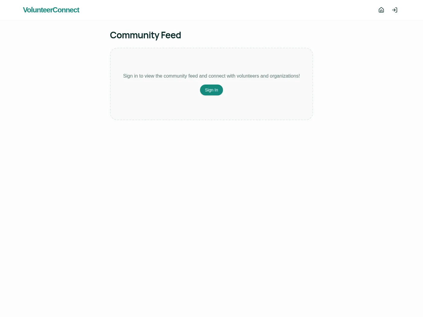 Volunteer Connect