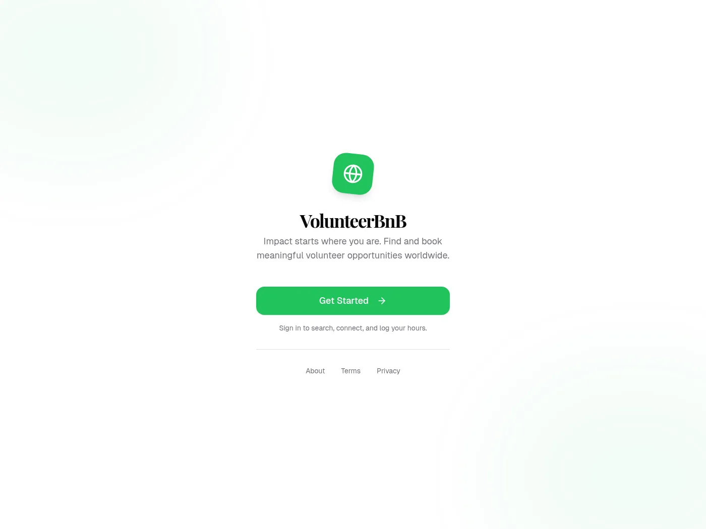 VolunteerBnB
