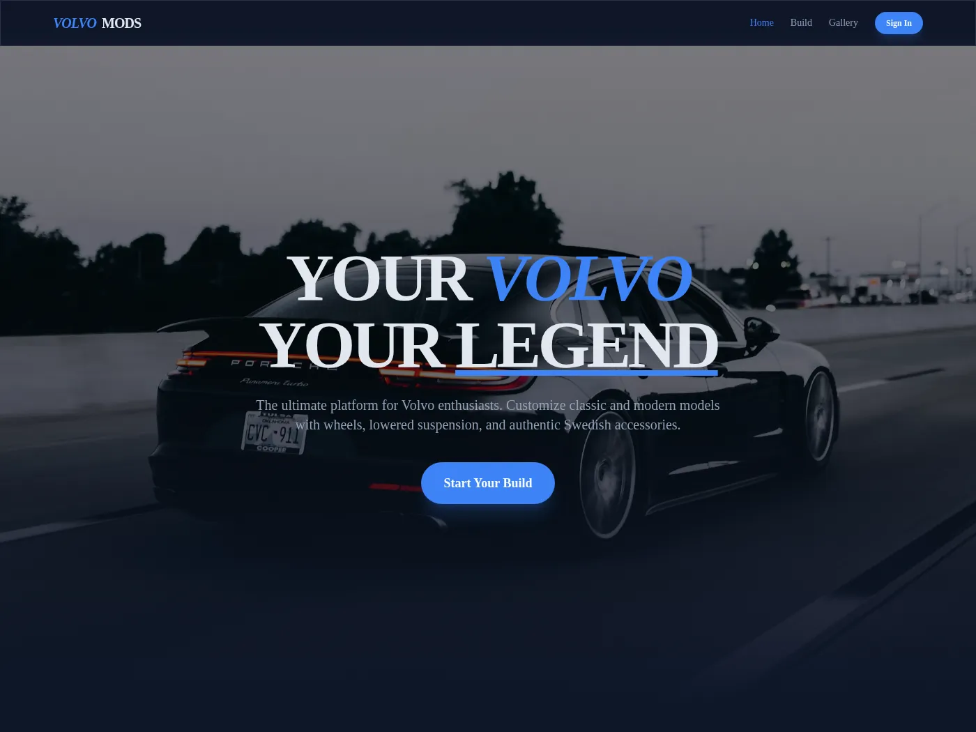 Volvo Mod Builder