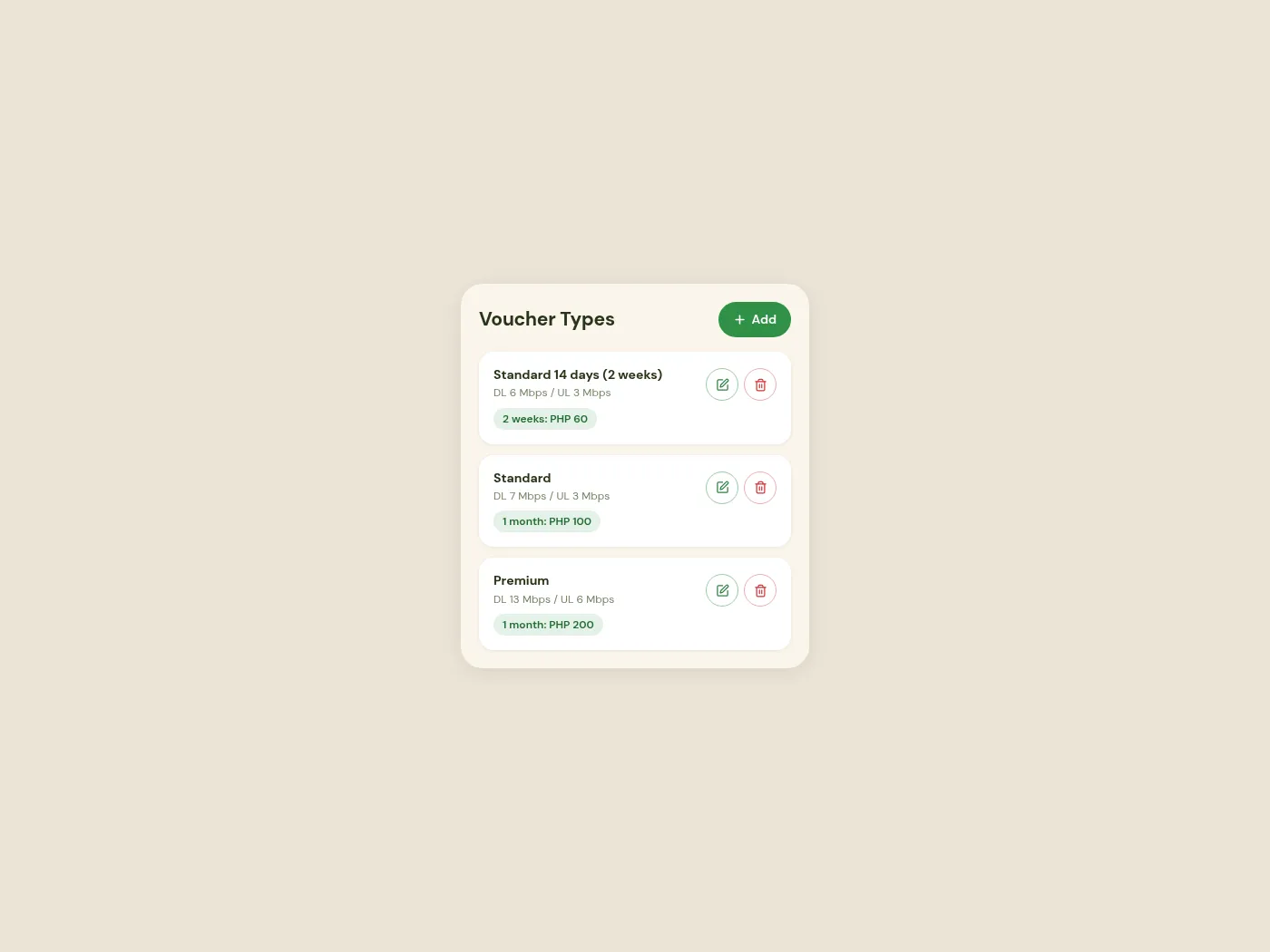 Voucher Type Redesign