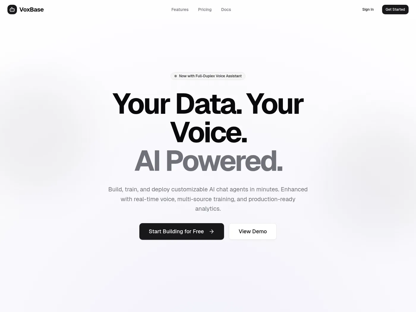 VoxBase AI Platform