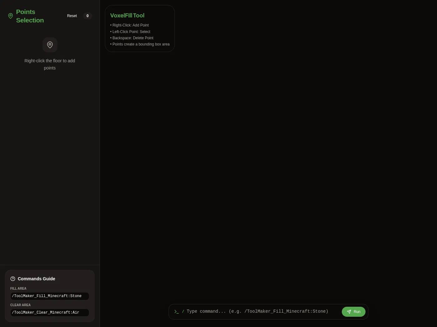 VoxelFill Command Tool