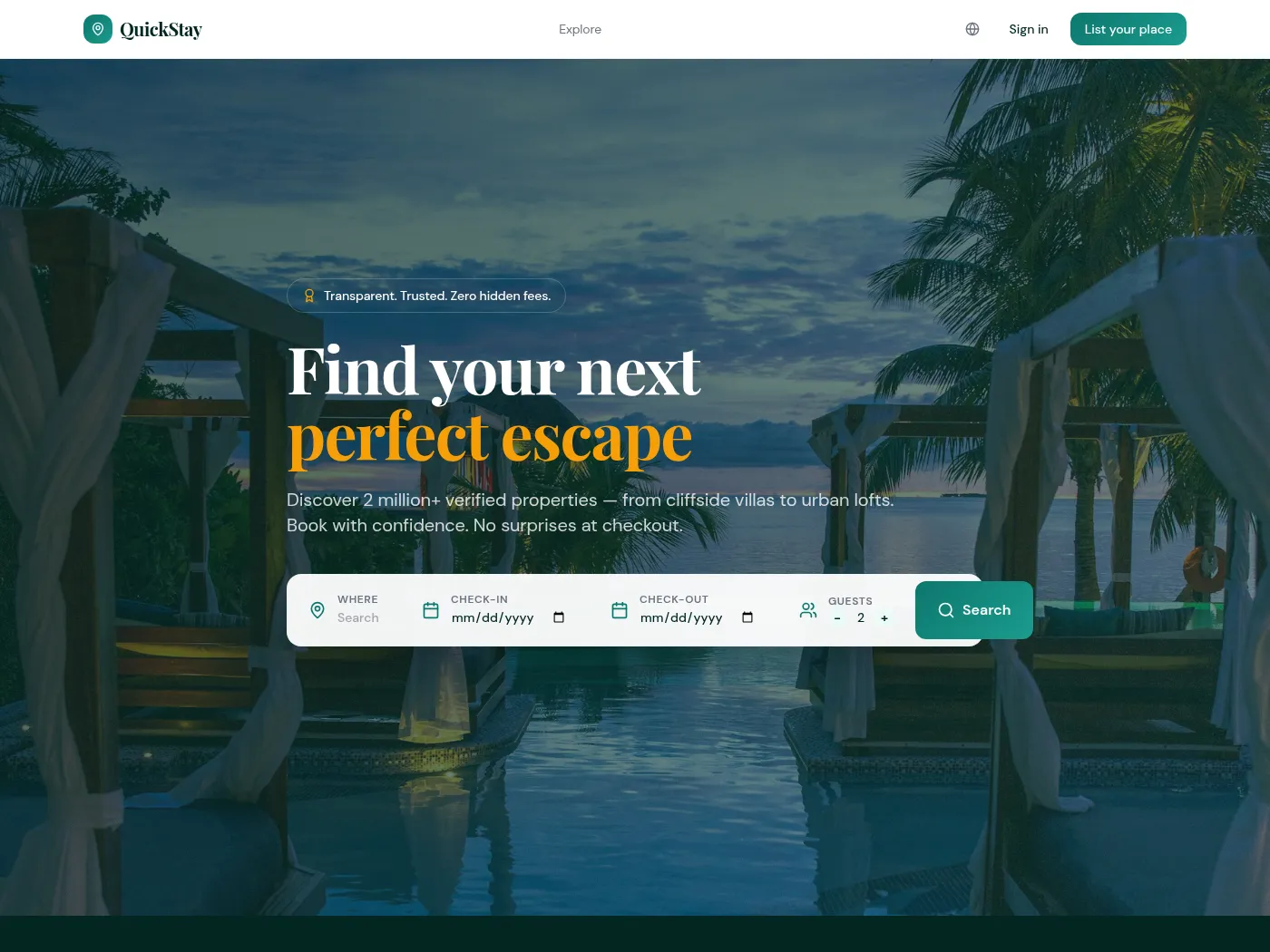 Voya Booking Platform