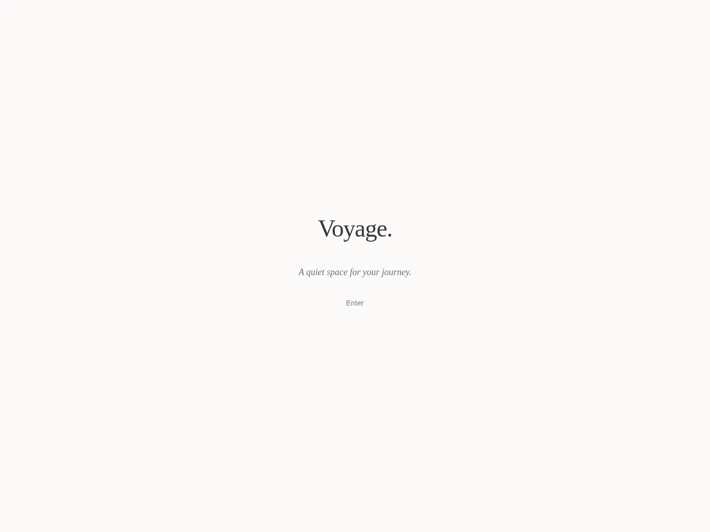 Voyage Quiet Space