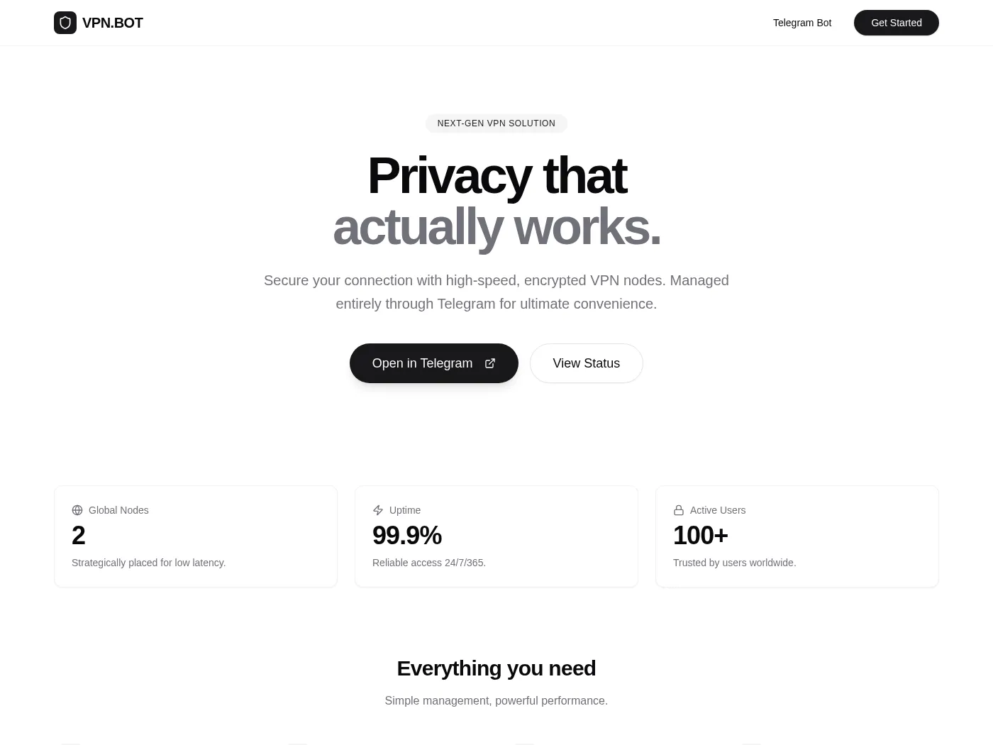 VPN Bot Paywall
