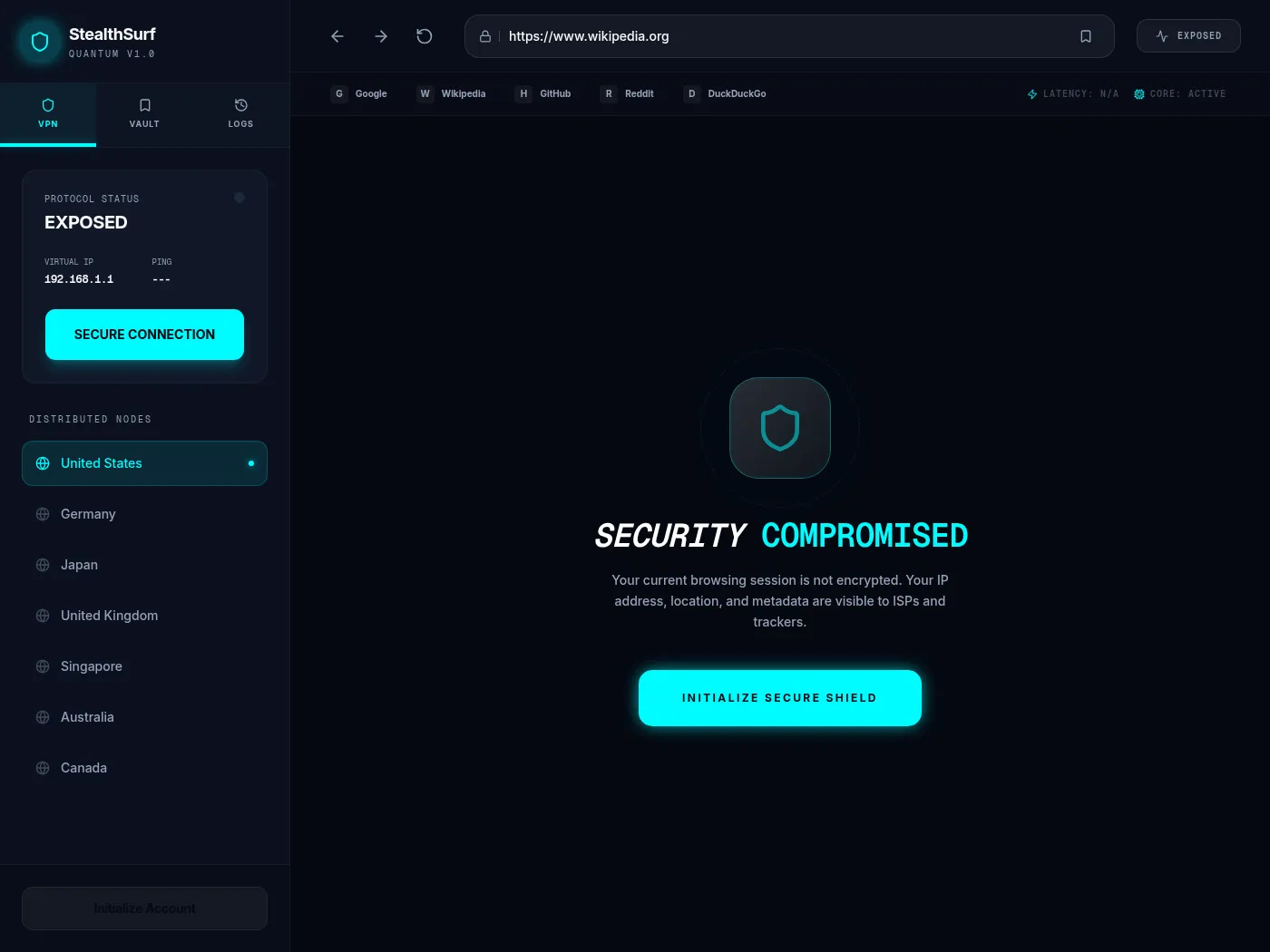 StealthSurf VPN Browser