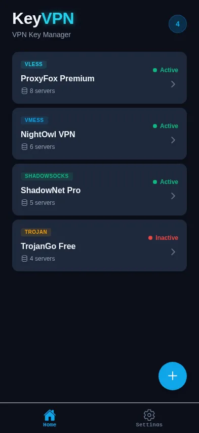 VPN Keys App