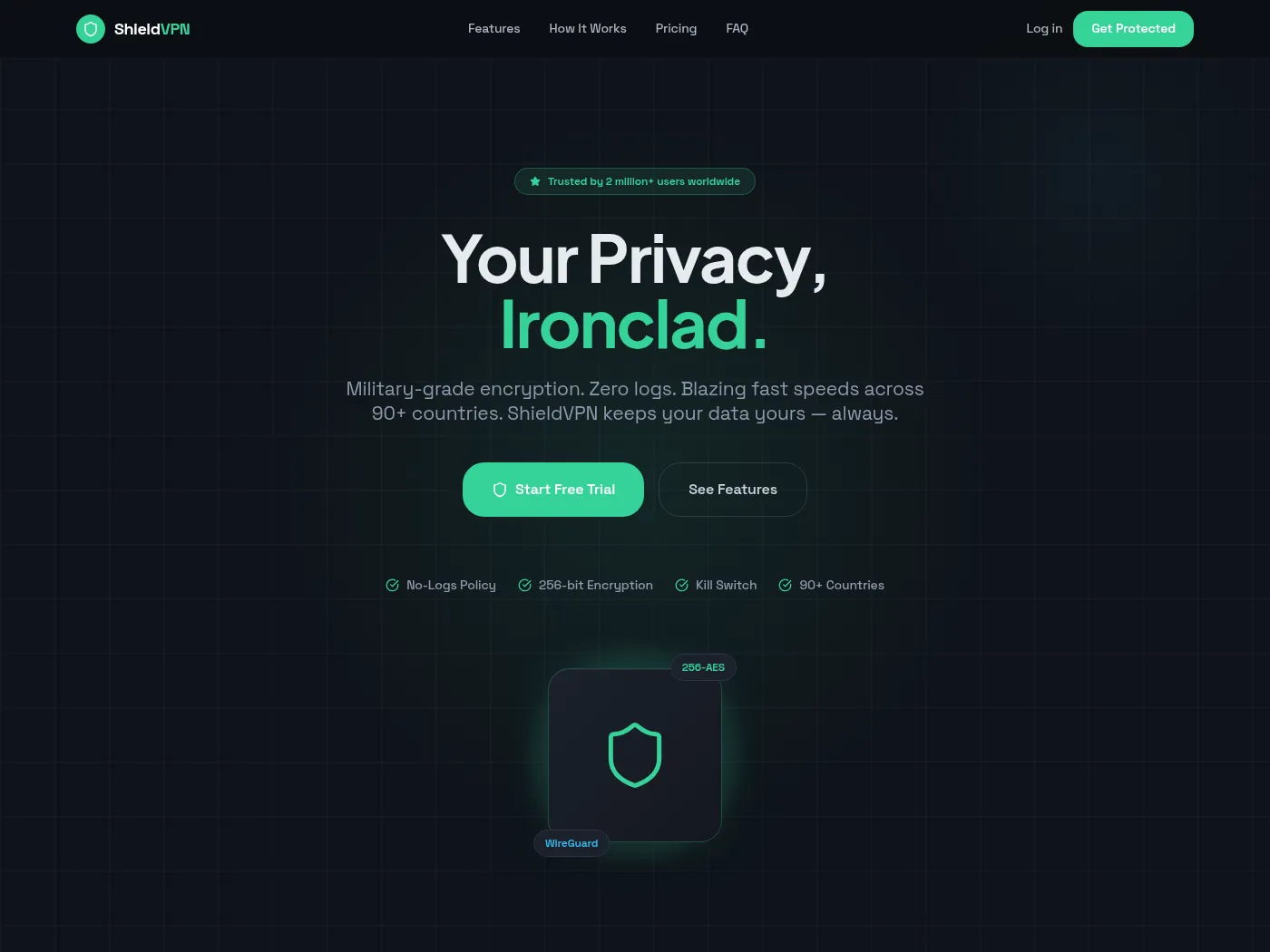 VPN Landing Page
