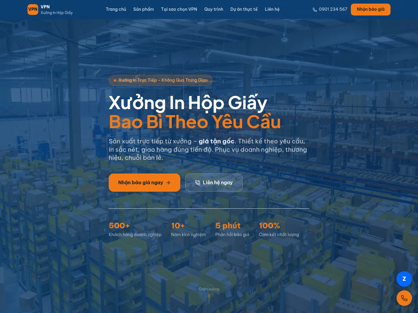 VPN Print Packaging Homepage