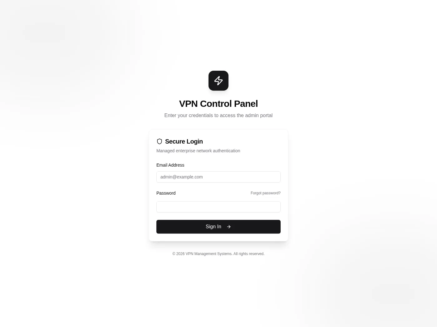 VPN Server Panel