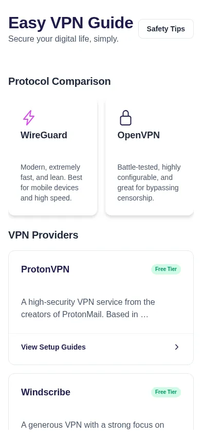 VPN Setup Guide