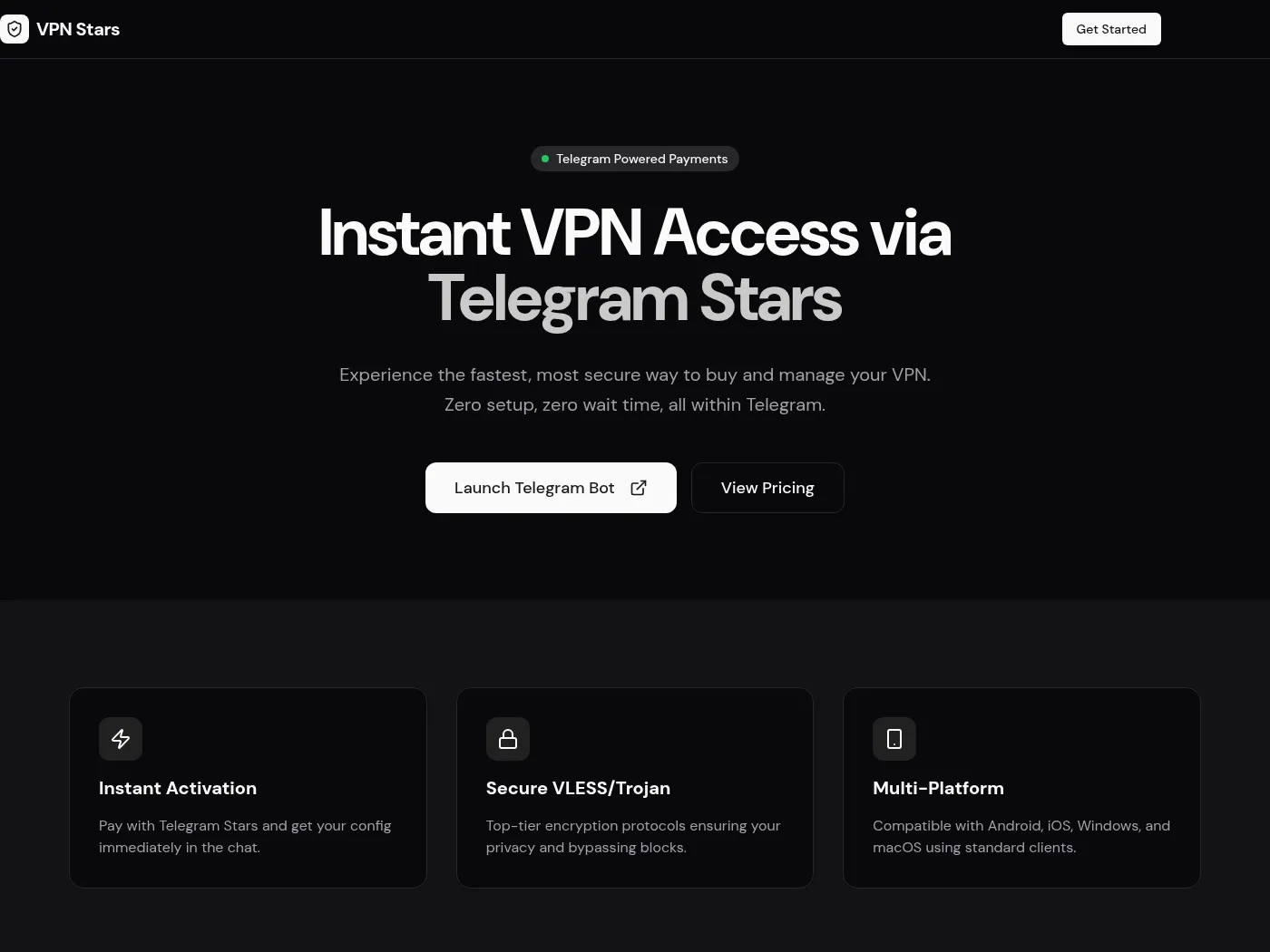 VPN Stars Bot