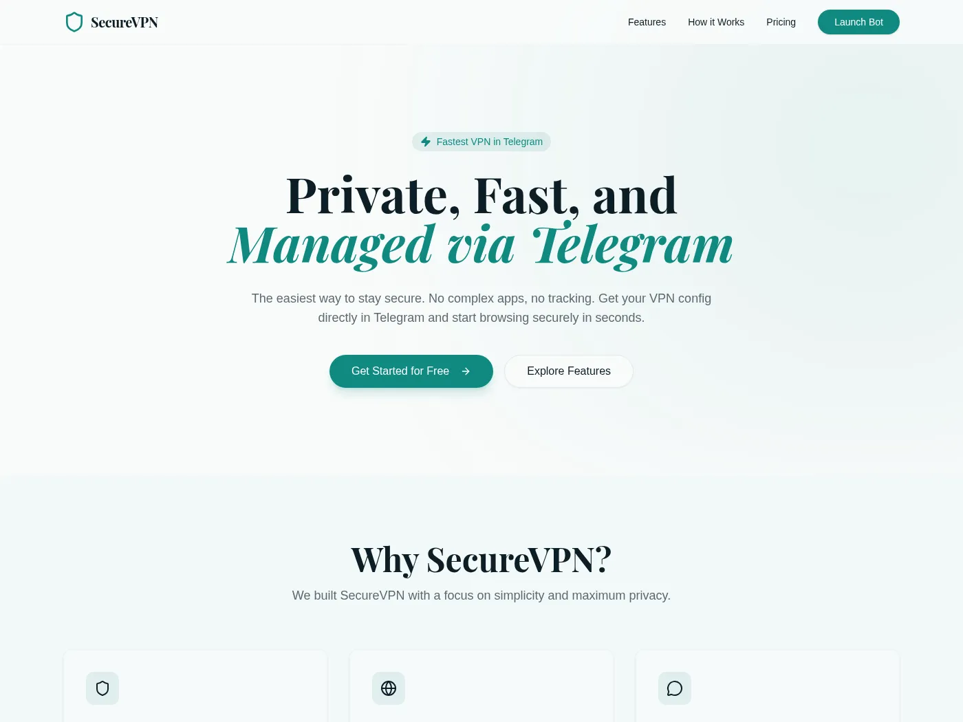 VPN Telegram Bot