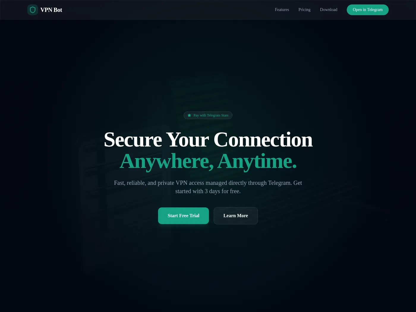 VPN Access Telegram Bot